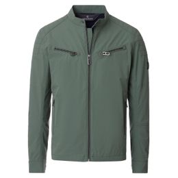Casamoda Herren Bikerjacke "Casamoda &Uuml;bergangsjacke uni", gr&uuml;n, Gr. S, 100% Polyester, Jacken