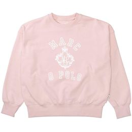 Marc O'Polo Junior Sweatshirt MARC O'POLO JUNIOR, M&auml;dchen, Gr. 140, summer blush, Sweatware, Obermaterial: 100% Baumwolle, Rundhals, Rippb&uuml;ndchen, Sweatshirts Sweatshirt, Kinder bis 16 Jahre, modischer Print