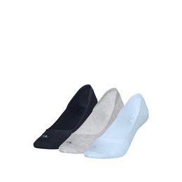 F&uuml;&szlig;linge Calvin Klein "CK WOMEN FOOTIE LC", Damen, Gr. 39-42, light blau, Baumwollmischung, normal, Socken F&uuml;&szlig;linge