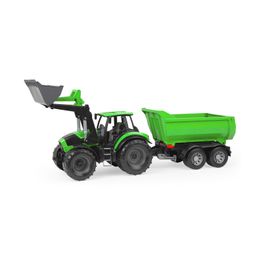 WORXX Traktor Deutz-Fahr Agrotron 7250 TTV mit Anh&auml;nger, Schaukarton