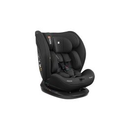 Kikkaboo Kindersitz i-Explore i-Size (40 - 150 cm) verstellbare Kopfst&uuml;tze, Gurt schwarz uni