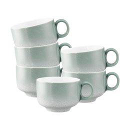 Seltmann Weiden Milchkaffeetassen mit Henkel Sento Home 350 ml 6er Set