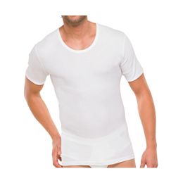 Schiesser Herren T-Shirt Wei&szlig;