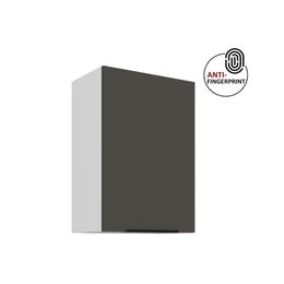 K&uuml;chen-Preisbombe K&uuml;chen H&auml;ngeschrank 50 cm K&uuml;che ARIA Graphite matt K&uuml;chenzeile Anti Fingerprint