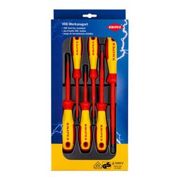 Knipex 00 20 12 V02 VDE Schraubendreher-Paket Schlitz / Phillips&reg; 6-teilig )