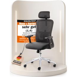 WINTONCOVE Galahad B&uuml;rostuhl Ergonomisch &ndash; Schwarz