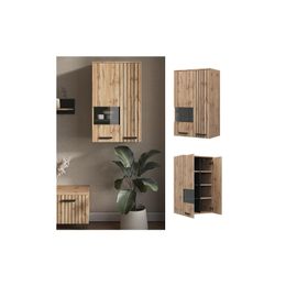 VICCO H&auml;ngeschrank Amber Eiche Wotan 60 cm mit 2 T&uuml;ren