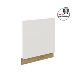 K&uuml;chen-Preisbombe Frontblende f&uuml;r integrierten Geschirrsp&uuml;ler 60 cm ARIA Wei&szlig; + Eiche Artisan