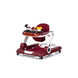 Chipolino Lauflernhilfe little Explorer 4 in 1 Laulernwagen Musik Stopper R&auml;der rot