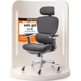 WINTONCOVE Merlin B&uuml;rostuhl Ergonomisch &ndash; Schwarz