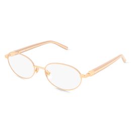 Furla VFU998 Brille Damen | Fassung: Vollrand, Oval, Gold