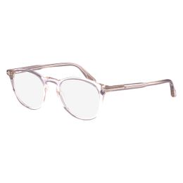 Tom Ford FT5401 Brille Unisex | Fassung: Vollrand, Rund, Grau Transparent