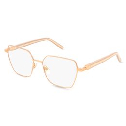 Furla VFU997 Brille Damen | Fassung: Vollrand, Quadratisch, Gold