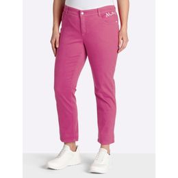 Ascari sheego Gro&szlig;e Gr&ouml;&szlig;en 5-Pocket-Jeans mit Push-up-Effekt, fuchsia, Gr&ouml;&szlig;e 44 - Damen