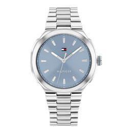 Tommy Hilfiger Uhr 'GEORGIA' Damen Gr&ouml;&szlig;e One Size opal / rot / silber / wei&szlig;