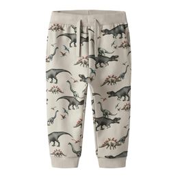 NAME IT Pants 'NMMBertil' boy size 110 Grey / Olive / Rose