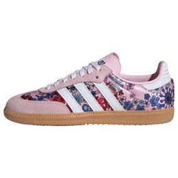 adidas originals Sneaker 'adidas originals x Liberty London Samba OG' Jungen Gr&ouml;&szlig;e 38.5/39 blau / rosa / dunkelrot / wei&szlig;
