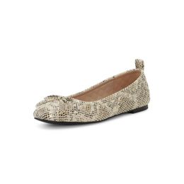 Ilse Jacobsen Ballerina 'ALTURA02' Damen Gr&ouml;&szlig;e 36 hellbraun / schwarz Sommerschuhe