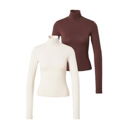Studioselect Shirt 'Mila' Damen Gr&ouml;&szlig;e M creme / schoko