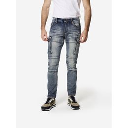 Koroshi Cargo Jeans male Blue size 30