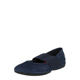 CAMPER Ballet Flats with Strap 'Rign' female size 35 Dark blue