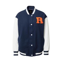 River Island Jacke Damen Gr&ouml;&szlig;e S navy / dunkelorange / wei&szlig;