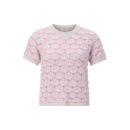Rich & Royal Rich & Royal Pullover Damen Gr&ouml;&szlig;e XS creme / rosa