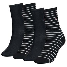 Tommy Hilfiger Socken Damen Gr&ouml;&szlig;e 35/38 schwarz / wei&szlig;