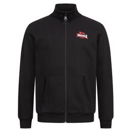 Lonsdale Sweatjacke 'Cropston' Herren Gr&ouml;&szlig;e M rot / schwarz / wei&szlig;