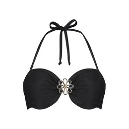 Hunkem&ouml;ller Hunkem&ouml;ller Bikinitop 'Yucatan' Damen Gr&ouml;&szlig;e 70 gold / schwarz