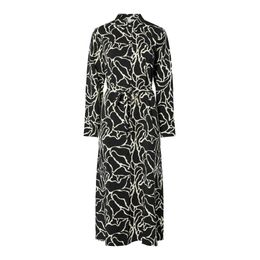 Y.A.S YAS Kleid 'YASKAYA' Damen Gr&ouml;&szlig;e 34 schwarz / wei&szlig; Sommerkleid