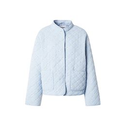 Pieces Between-Season Jacket 'PCRIKKE' female size S Light blue / Black / White