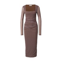 LeGer by Lena Gercke Kleid 'Blanca' Damen Gr&ouml;&szlig;e 34 braun / wei&szlig; Sommerkleid