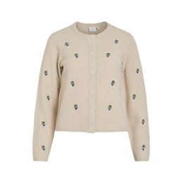 Vila Knit Cardigan 'VISEBORA' female size S Navy / Light blue / Greige / Olive