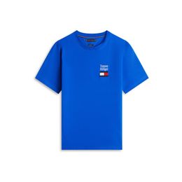 TOMMY HILFIGER Shirt 'Brand Love' male size M Blue / Navy / Red / White
