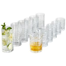Nachtmann Gl&auml;serset Nachtmann, Klar, Glas, 12-teilig, 28.2x23.9x34.4 cm, Made in Germany, Essen & Trinken, Gl&auml;ser, Gl&auml;ser-Sets