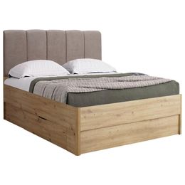 Boxxx Stauraumbett, Eiche Artisan, Holzwerkstoff, 2 Schublade(n) Schubladen, 120x200 cm, Schlafzimmer, Betten, Einzelbetten