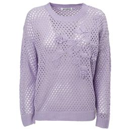 Influencer Pullover Damen Gr&ouml;&szlig;e S pastelllila