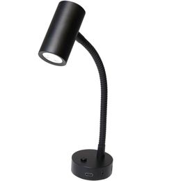 Frilight Leseleuchte Mini Tube D4 flex schwarz