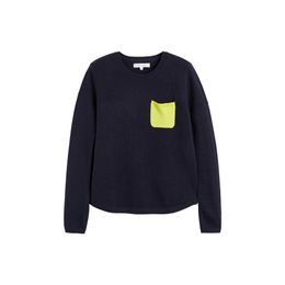 Chinti & Parker Pullover Damen Gr&ouml;&szlig;e L navy / limone