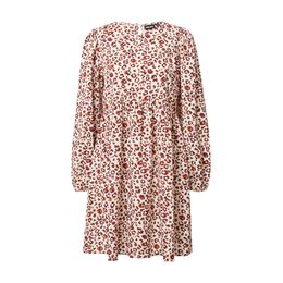 Pieces Kleid 'SABINE' Damen Gr&ouml;&szlig;e 36 beige / braun / pueblo / wei&szlig; Sommerkleid