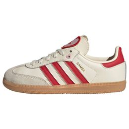 adidas originals Sneaker 'Samba' Jungen Gr&ouml;&szlig;e 32 gold / knallrot / wei&szlig;