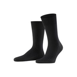 Falke Socken 'Bristol Pure' Herren Gr&ouml;&szlig;e 45/46 schwarz