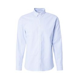 LINDBERGH Hemd Herren Gr&ouml;&szlig;e XXXL royalblau / wei&szlig;