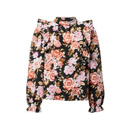 Dorothy Perkins Bluse Damen Gr&ouml;&szlig;e M grau / orange / rosa / schwarz
