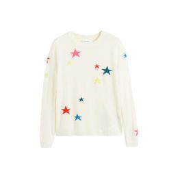 Chinti & Parker Pullover 'Star' Damen Gr&ouml;&szlig;e S creme / blau / gelb / dunkelgr&uuml;n / pitaya / rot