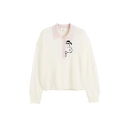 Chinti & Parker Pullover 'Peanuts' Damen Gr&ouml;&szlig;e XS creme / ros&eacute; / schwarz