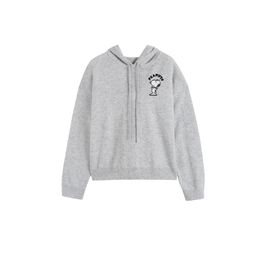 Chinti & Parker Pullover 'Peanuts Athletics Dpt' Damen Gr&ouml;&szlig;e M hellgrau / schwarz / wei&szlig;