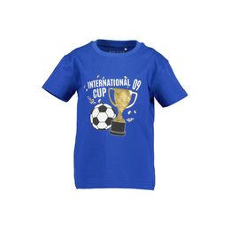 Blue Seven T-Shirt Jungen Gr&ouml;&szlig;e 122 blau / gold / schwarz / wei&szlig;