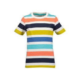Blue Seven Shirt boy size 122 Navy / Royal blue / Orange / White
